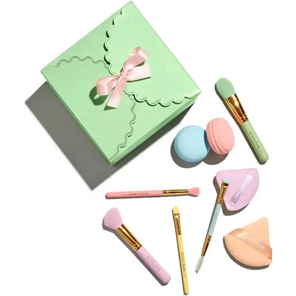SPECTRUM Patisserie 9-piece Makeup Brush & Sponge Set - Green
