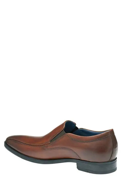 Johnston & Murphy Gibbons Run-off Loafer - Brown Full Grain