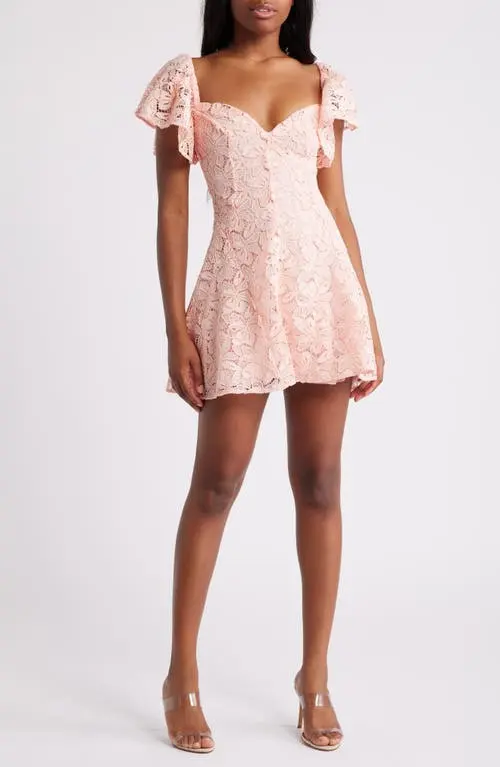 denim dress with lace up front Lace Up Denim Midi Dress – Ceili Boutique main image 0