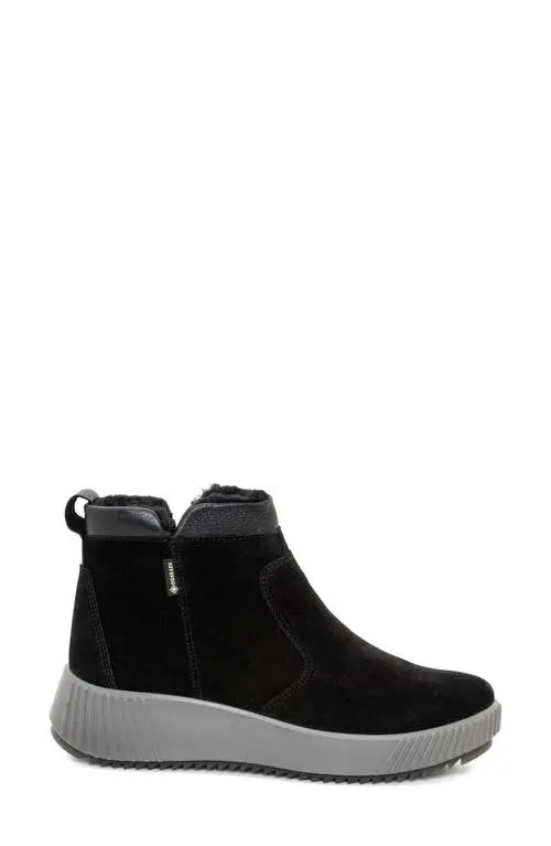 ARA Dahlia Waterproof Faux Fur Lined Sneaker - Black