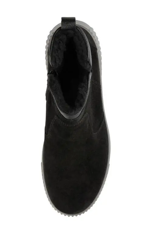 ARA Dahlia Waterproof Faux Fur Lined Sneaker - Black