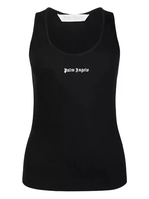 Palm Angels Classic Logo Tank Top - Black