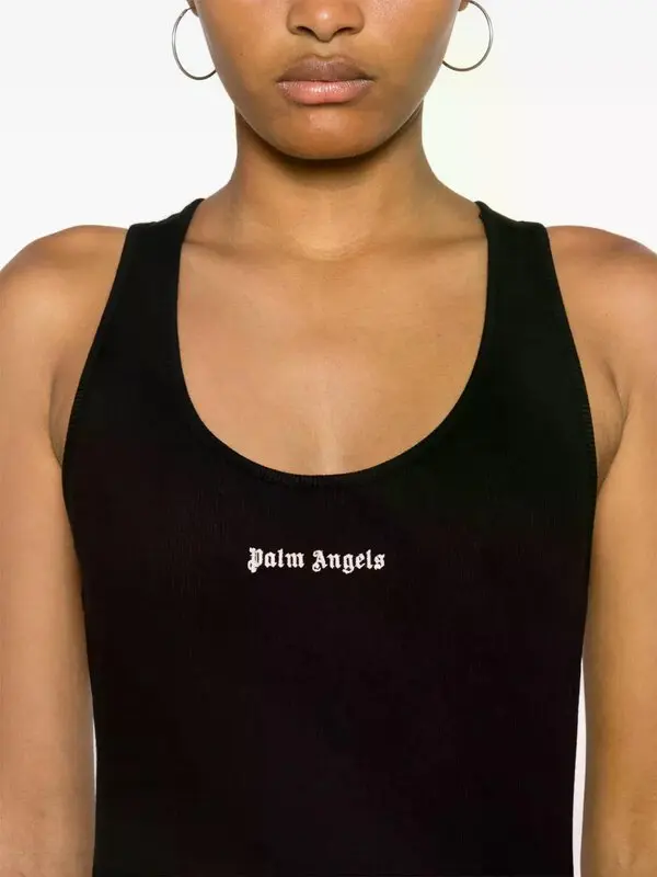 Palm Angels Classic Logo Tank Top - Black