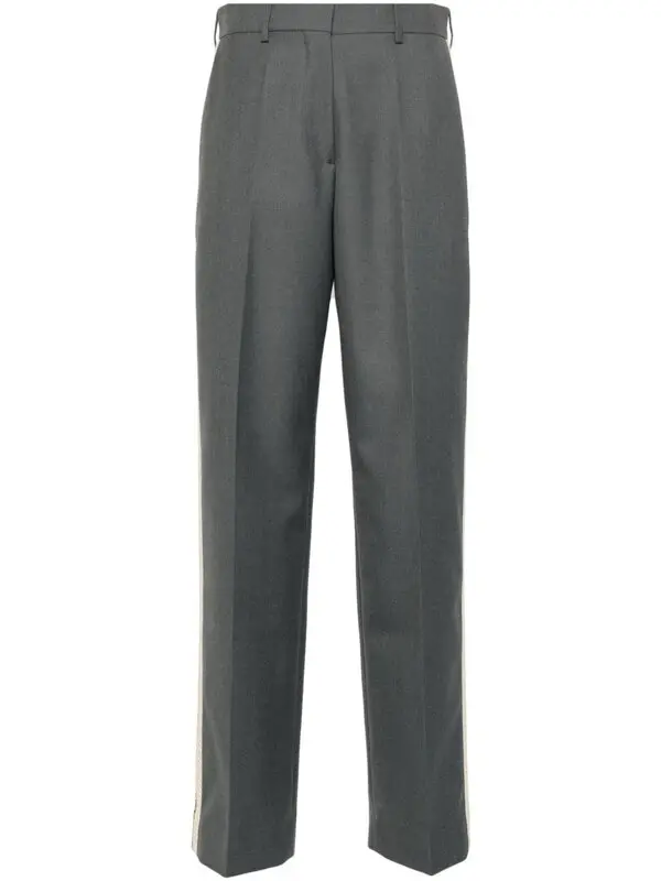 Palm Angels Crochet-knit Panel Trousers