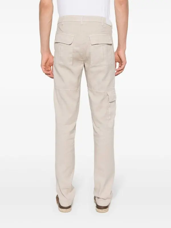 Eleventy Tapered-leg Cargo Trousers - Neutrals