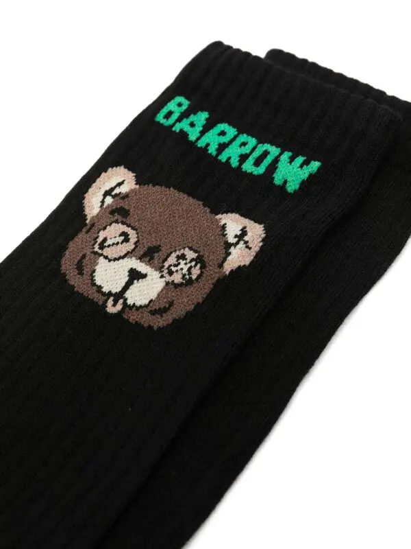 BARROW Teddy Bear-print Socks