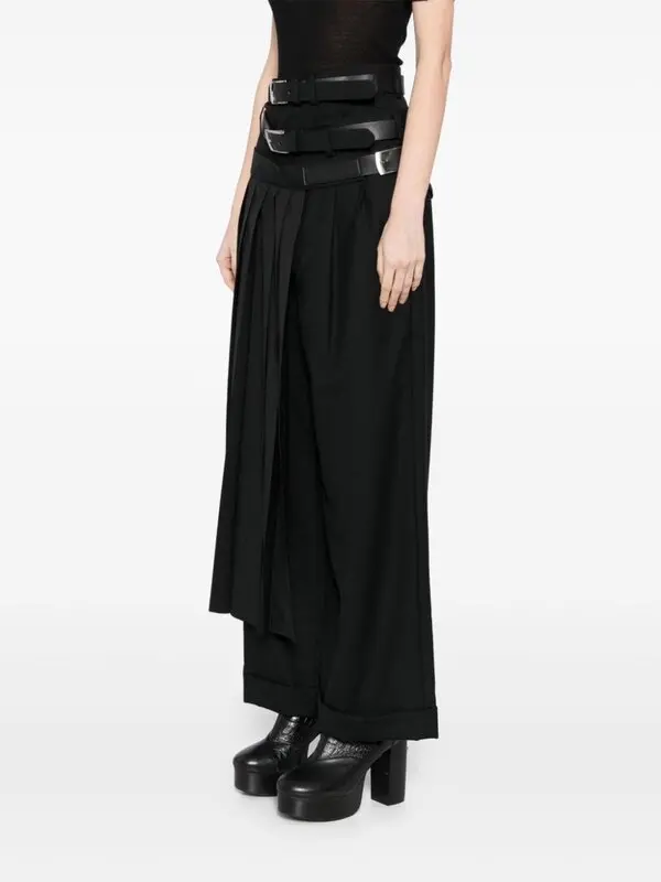 Junya Watanabe Belted Wool Trousers