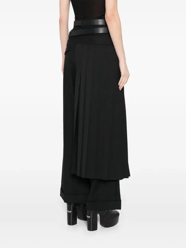 Junya Watanabe Belted Wool Trousers