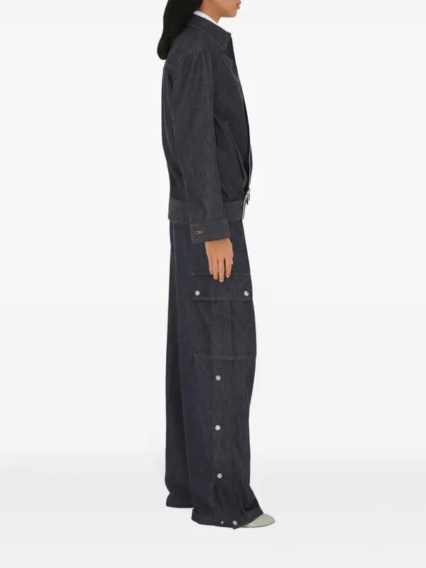 Burberry Belted Denim Jacket