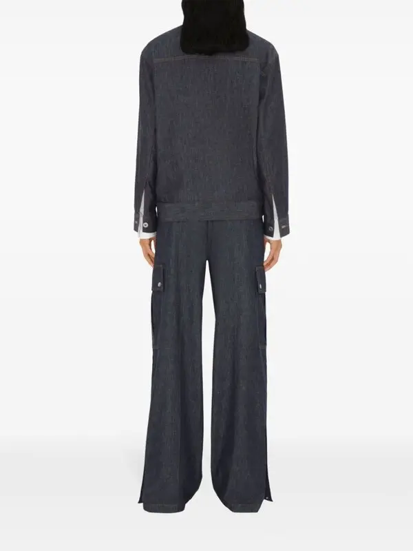 Burberry Belted Denim Jacket