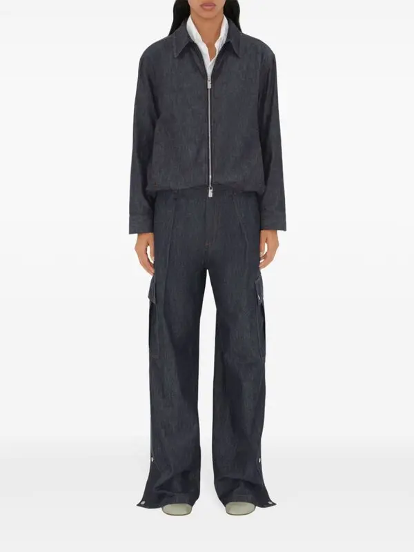 Burberry Belted Denim Jacket