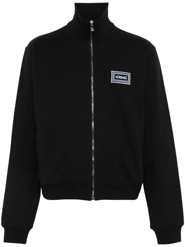Versace Logo-patch Sweatshirt