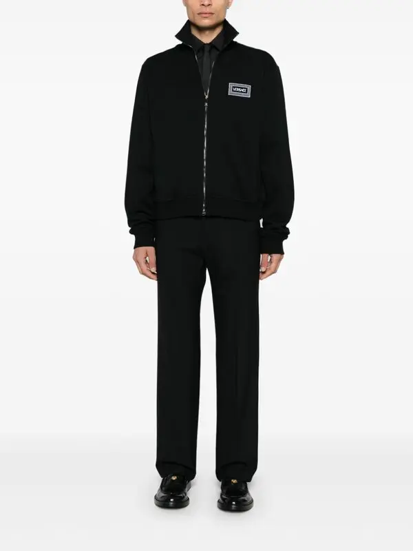 Versace Logo-patch Sweatshirt
