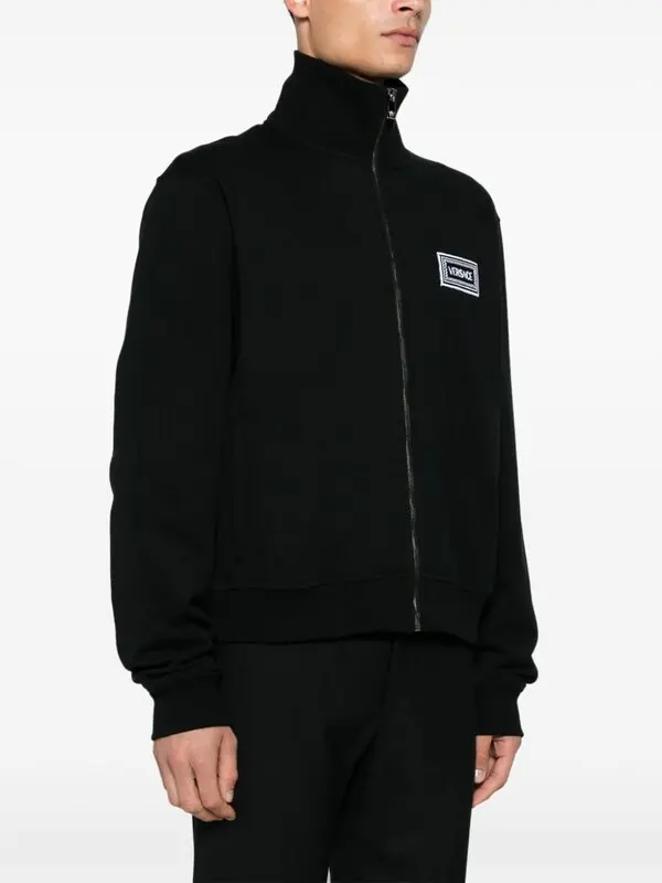 Versace Logo-patch Sweatshirt