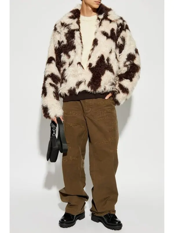 Dsquared2 Ripped Loose-fit Trousers - Brown