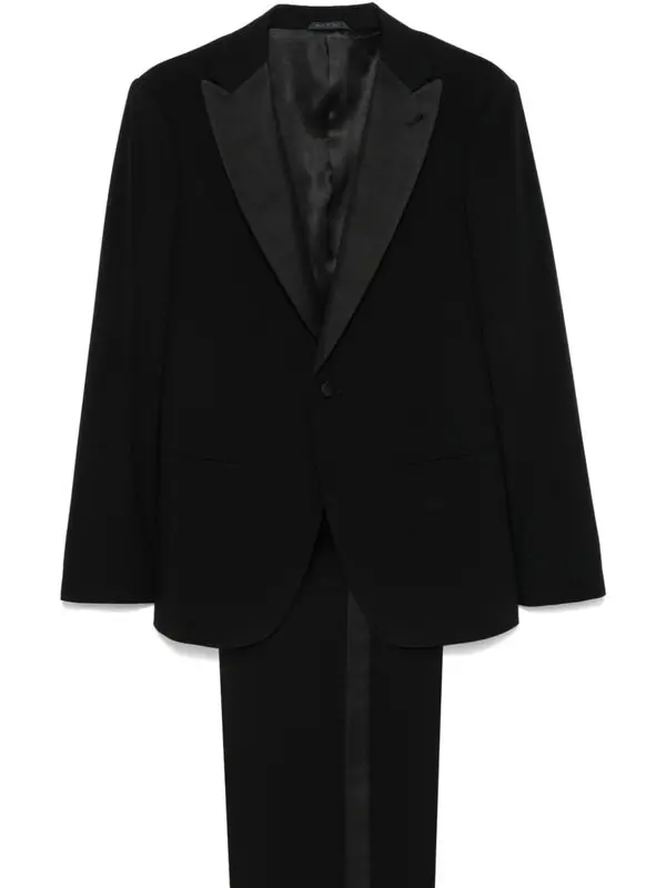 Giorgio Armani Single-breasted Suit - Black