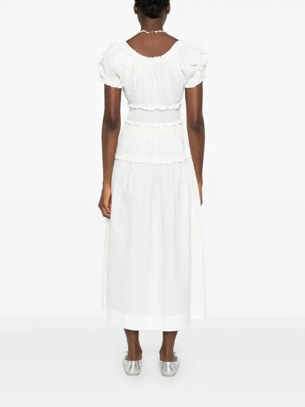 DÔEN Leanne Midi Dress - White