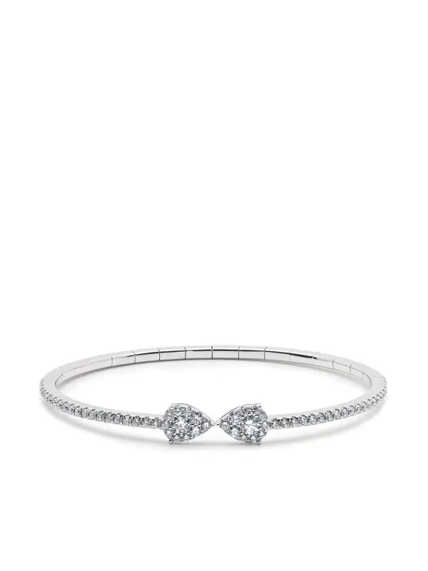 JEWELS AFICIONADO 18kt White Gold Diamond Bangle