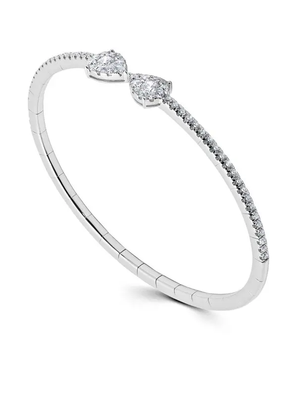 JEWELS AFICIONADO 18kt White Gold Diamond Bangle