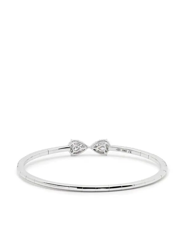 JEWELS AFICIONADO 18kt White Gold Diamond Bangle
