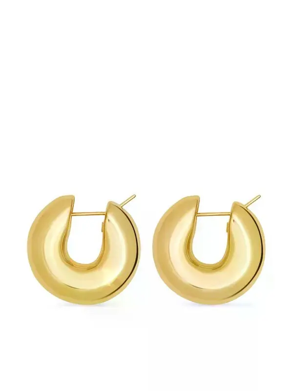 JEWELS AFICIONADO 18kt Yellow Hoop Earrings - Gold