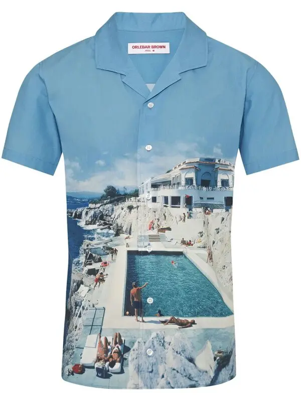 Orlebar Brown Hibbert Shirt - Blue