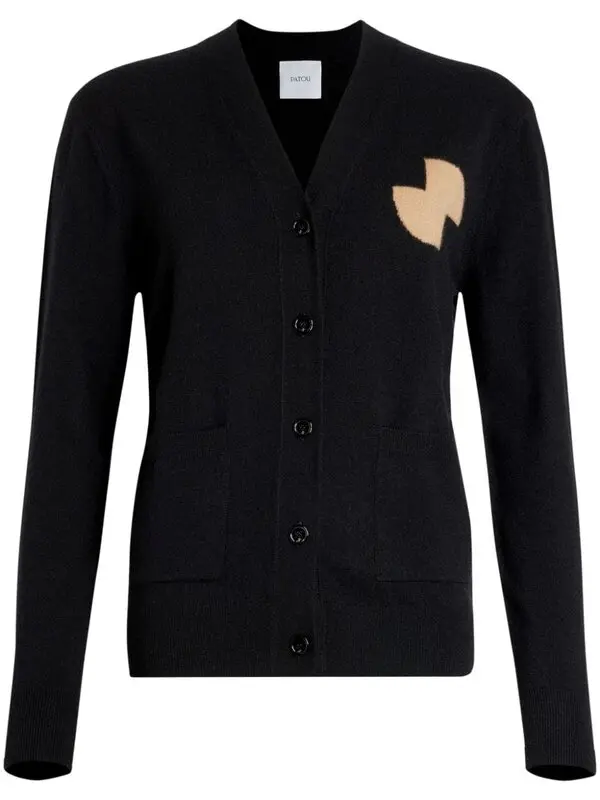 PATOU Jp Cardigan - Black