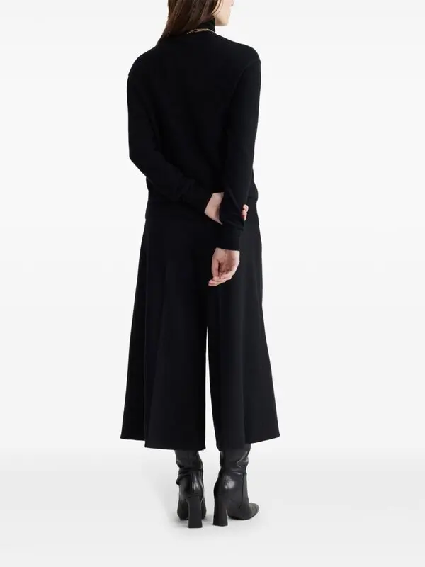 PATOU Jp Roll-neck Sweater - Black