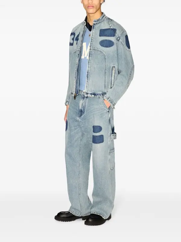 AMBUSH Varsity-style Denim Jacket