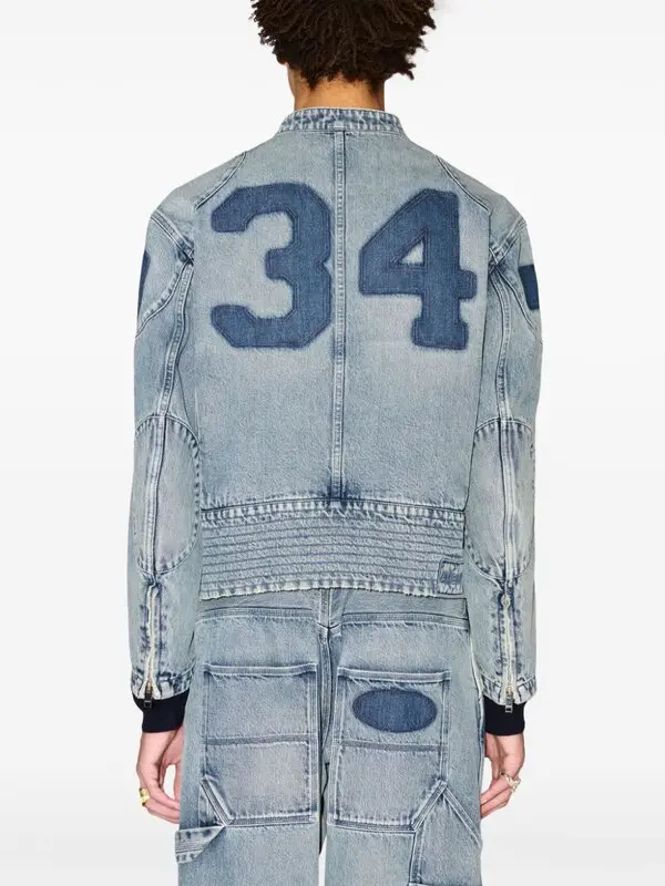 AMBUSH Varsity-style Denim Jacket