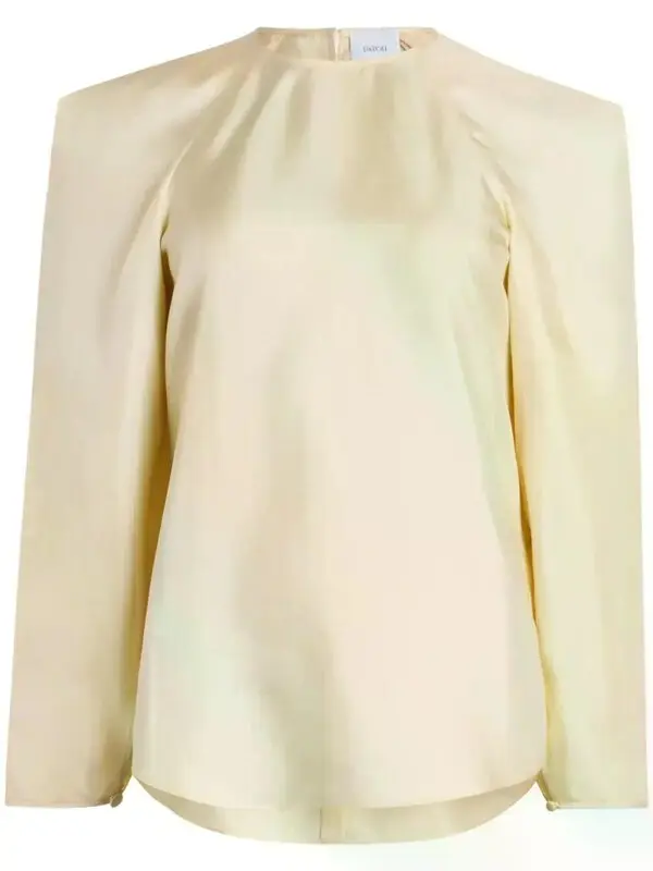 Patou Square Organic-silk Blouse