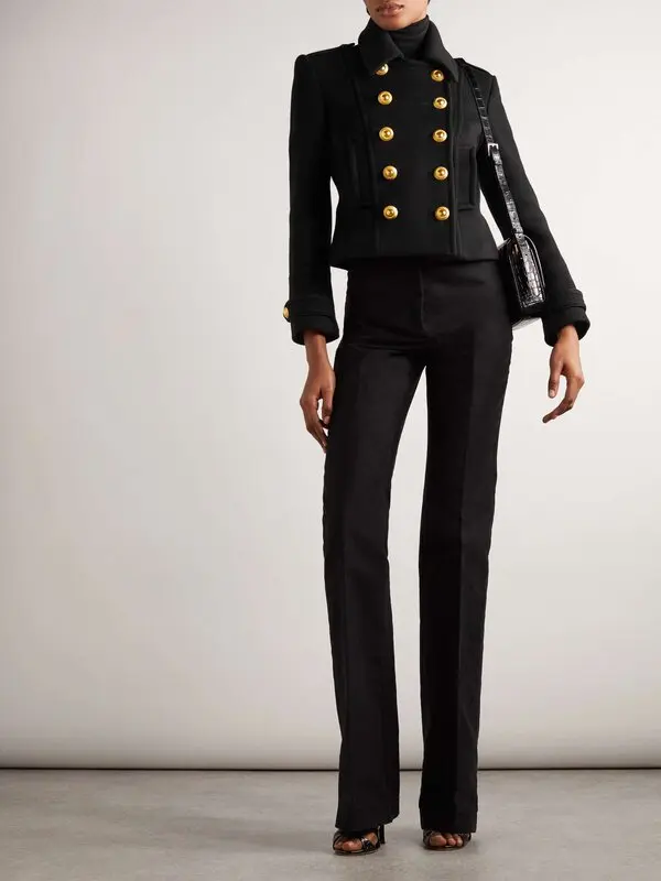 TOM FORD Embellished Wool-felt Jacket