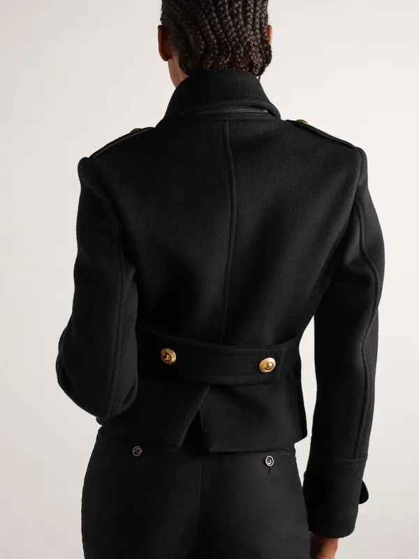 TOM FORD Embellished Wool-felt Jacket