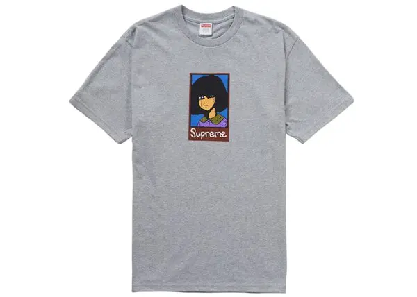 Supreme Emo Tee Shirt - Heather Grey