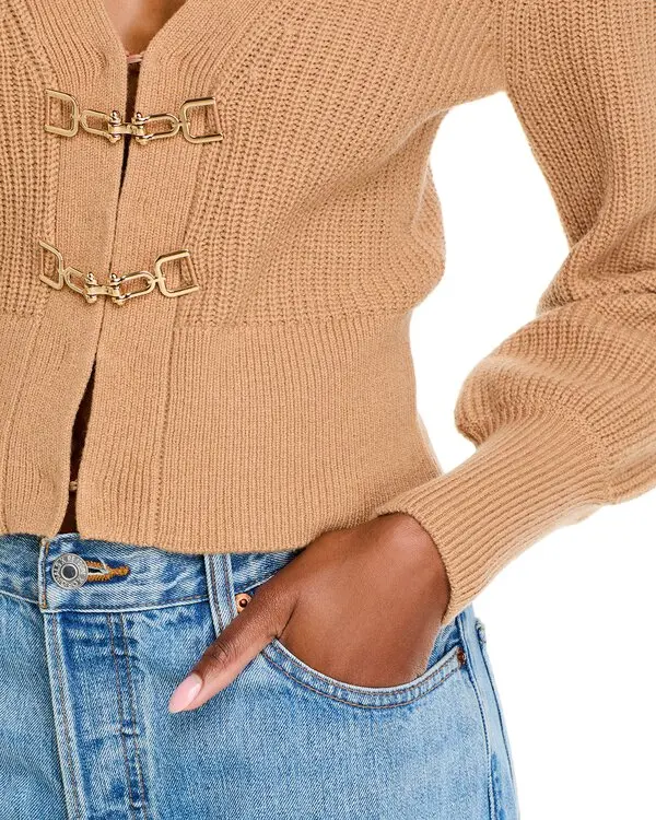 Generation Love Monse Wool Cardigan With Chain Detail