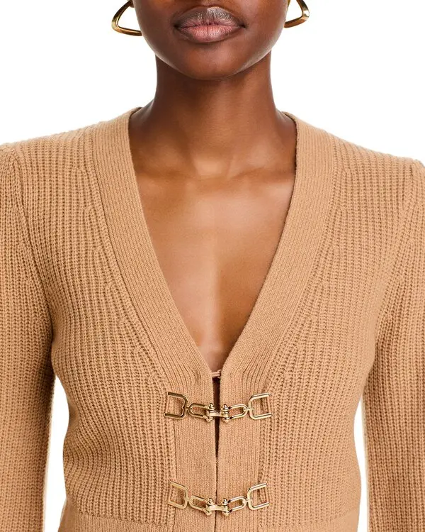 Generation Love Monse Wool Cardigan With Chain Detail