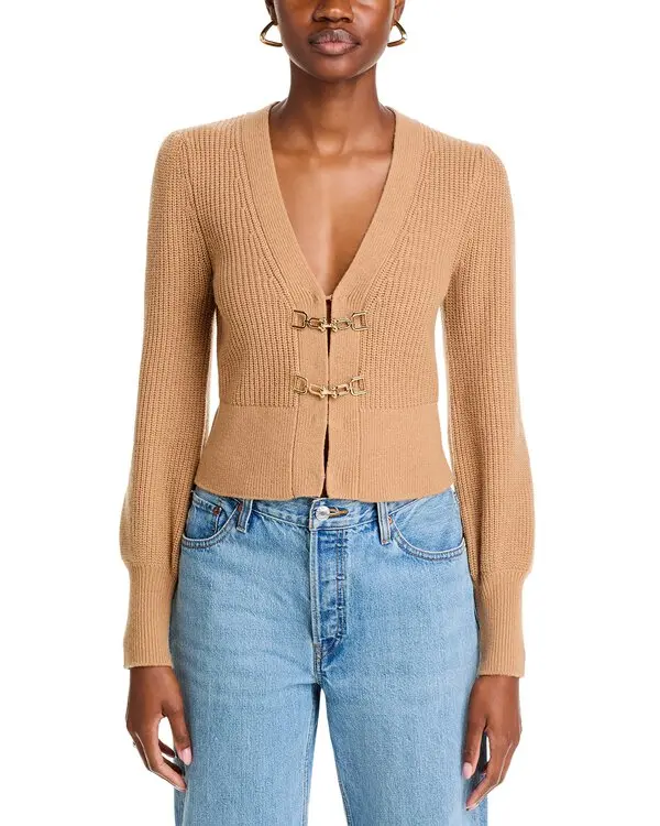 Generation Love Monse Wool Cardigan With Chain Detail