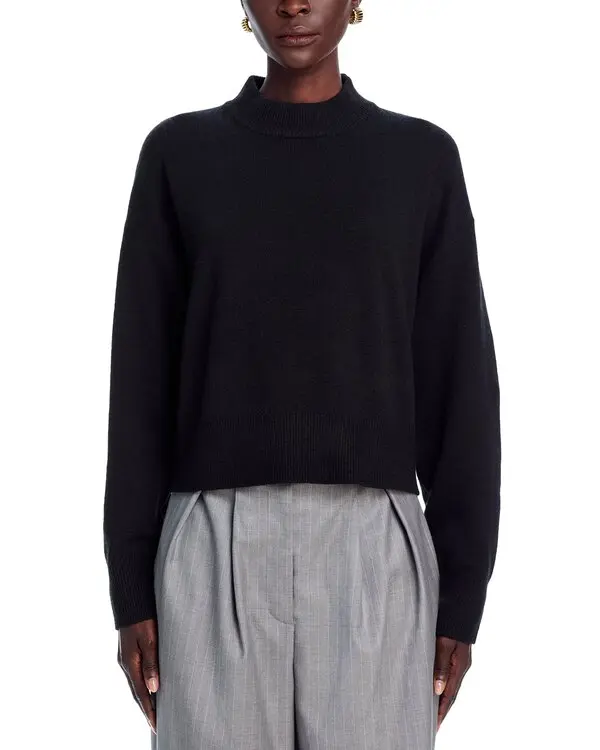 French Connection Vhari Crewneck Sweater - Black
