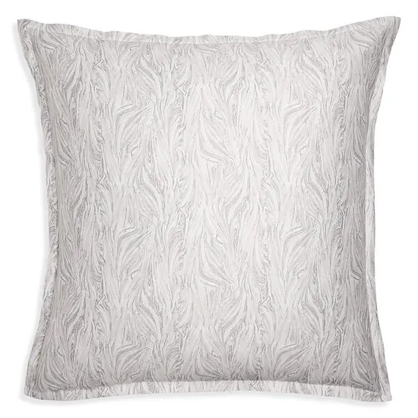 SFERRA Sera Long Staple Cotton Sateen Abstract Euro Sham Exclusive - Natural