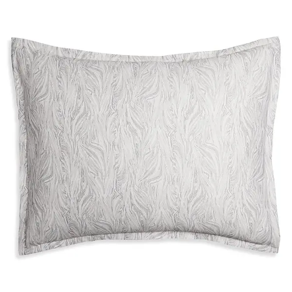 SFERRA Sera Long Staple Cotton Sateen Abstract Standard Sham Exclusive - Natural