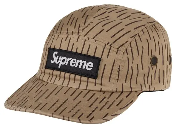 Supreme Military Camp Cap - Tan Raindrop