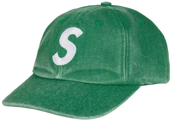 Supreme Pigment S Logo 6-panel Cap - Green