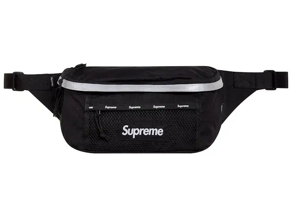 Supreme Leather Belt Bag - Black | Editorialist
