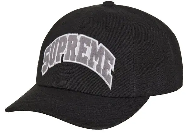 Supreme Felt Arc 6-panel Cap - Black