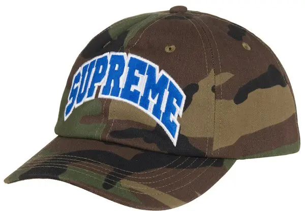 Supreme Felt Arc 6-panel Cap - Woodland Camo