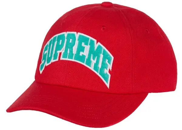 Supreme Felt Arc 6-panel Cap - Red