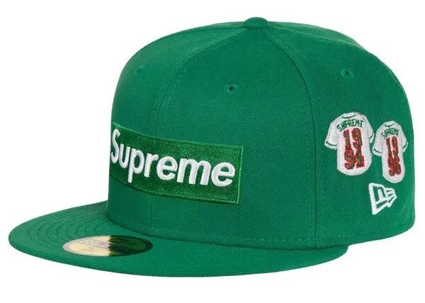 Supreme Jerseys Box Logo Fitted Hat - Green