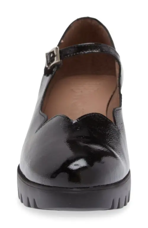 WONDERS Mary Jane Platform Wedge Pump