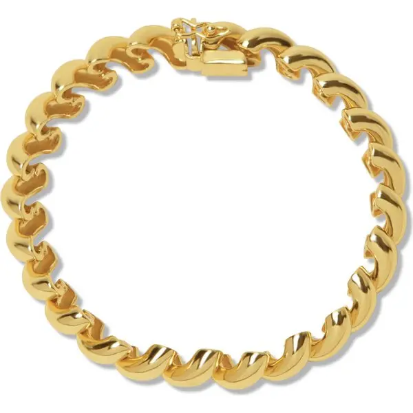 Argento Vivo Mini San Marco Chain Bracelet - Gold
