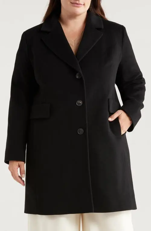 Fleurette Charlie Wool Coat - Black